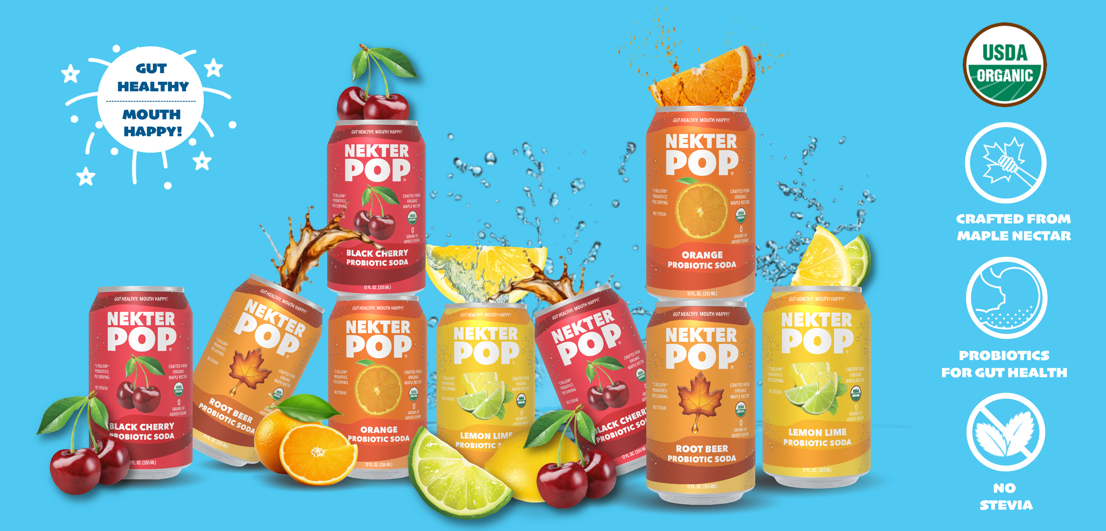 World's Only Maple Nectar Soda – NEKTER POP